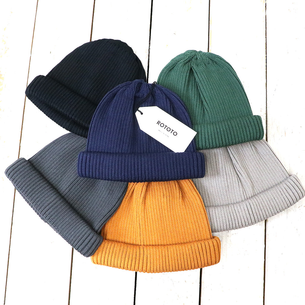 ROTOTO『COTTON ROLL UP BEANIE』 – Reggieshop